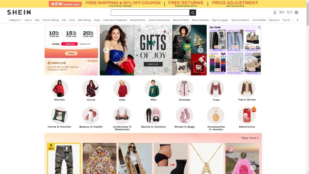 Free stuff from Shein: How the Free Trial Center works